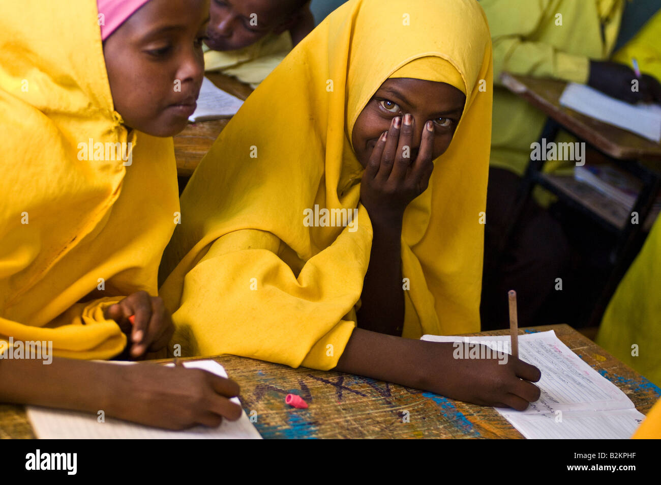 Young students in a Muslim school in Somali Region, Ethiopia Africa ...