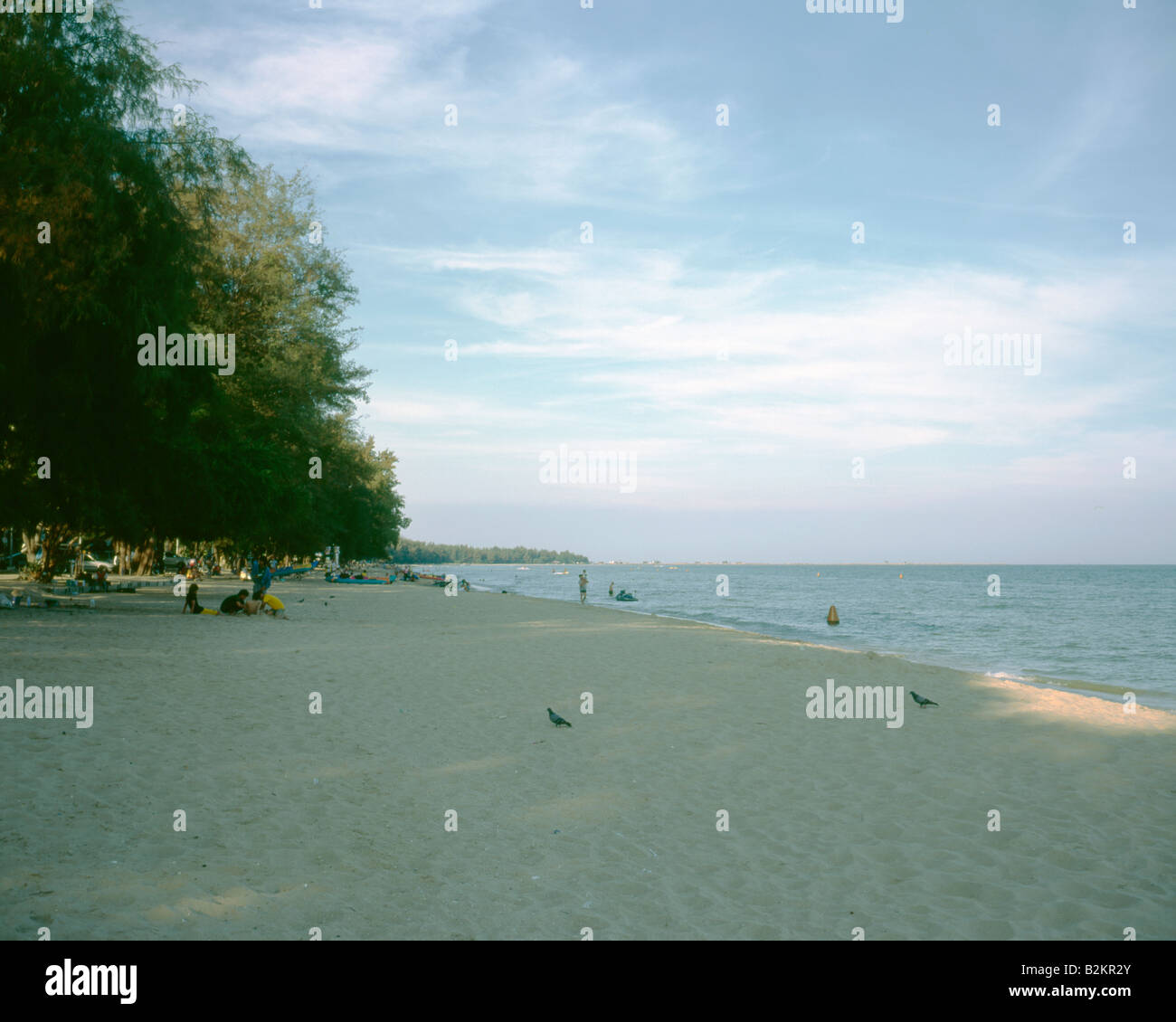Cha Am Beach Stock Photo - Alamy