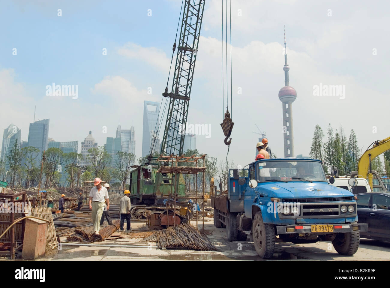 Pudong shanghai construction hi-res stock photography and images - Alamy