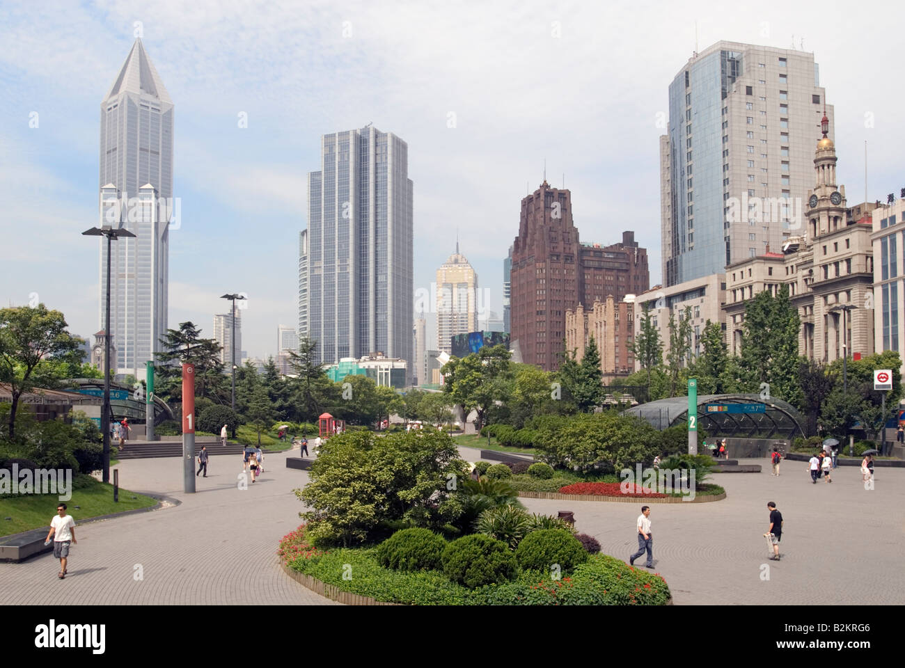 China shanghai peoples square shanghai hi-res stock photography and ...