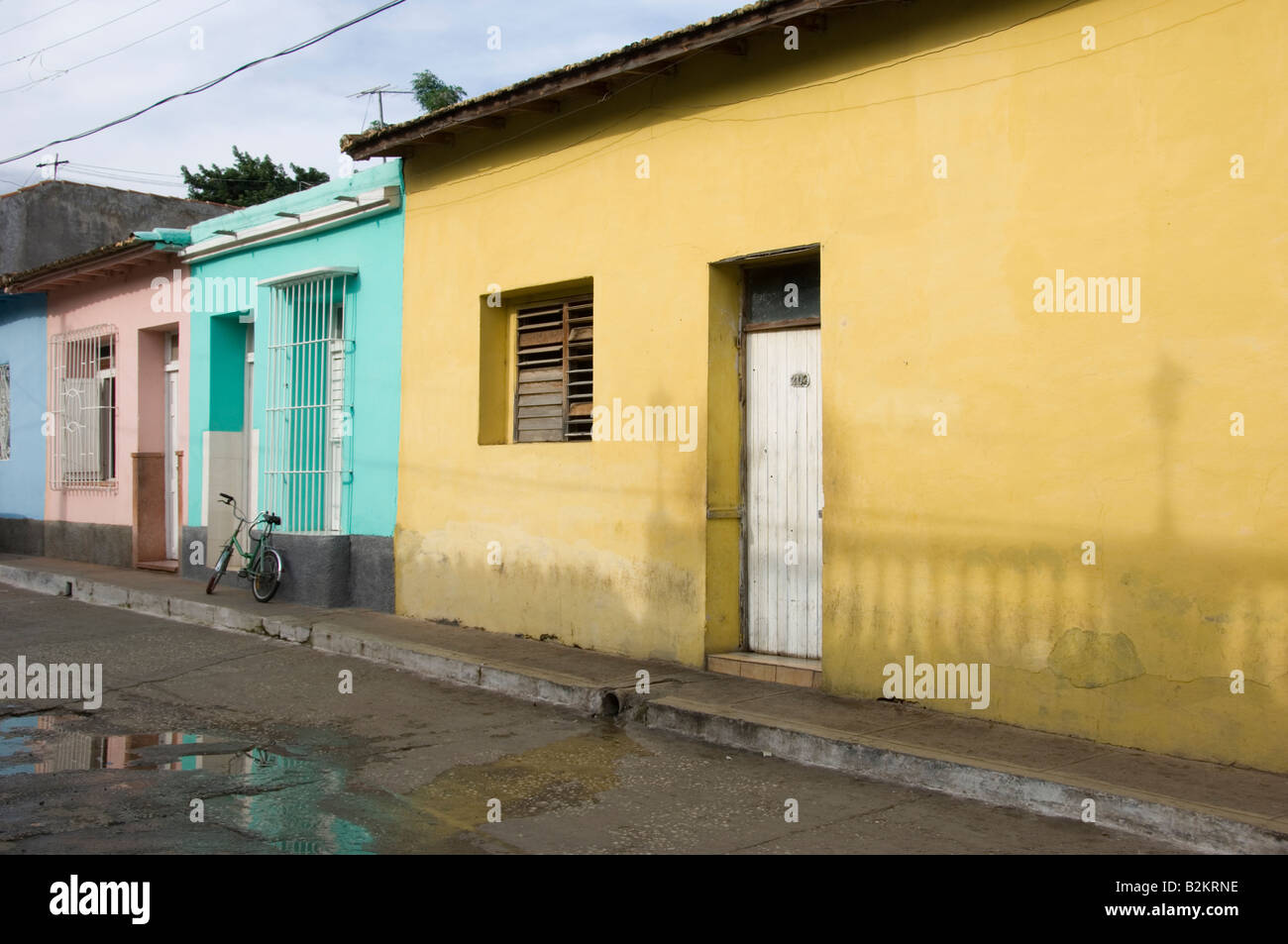 Multi coloured houses Stock Photo - Alamy