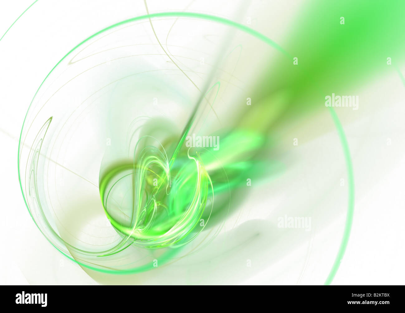 A lime green abstract illustration that looks to be rotating Stock ...