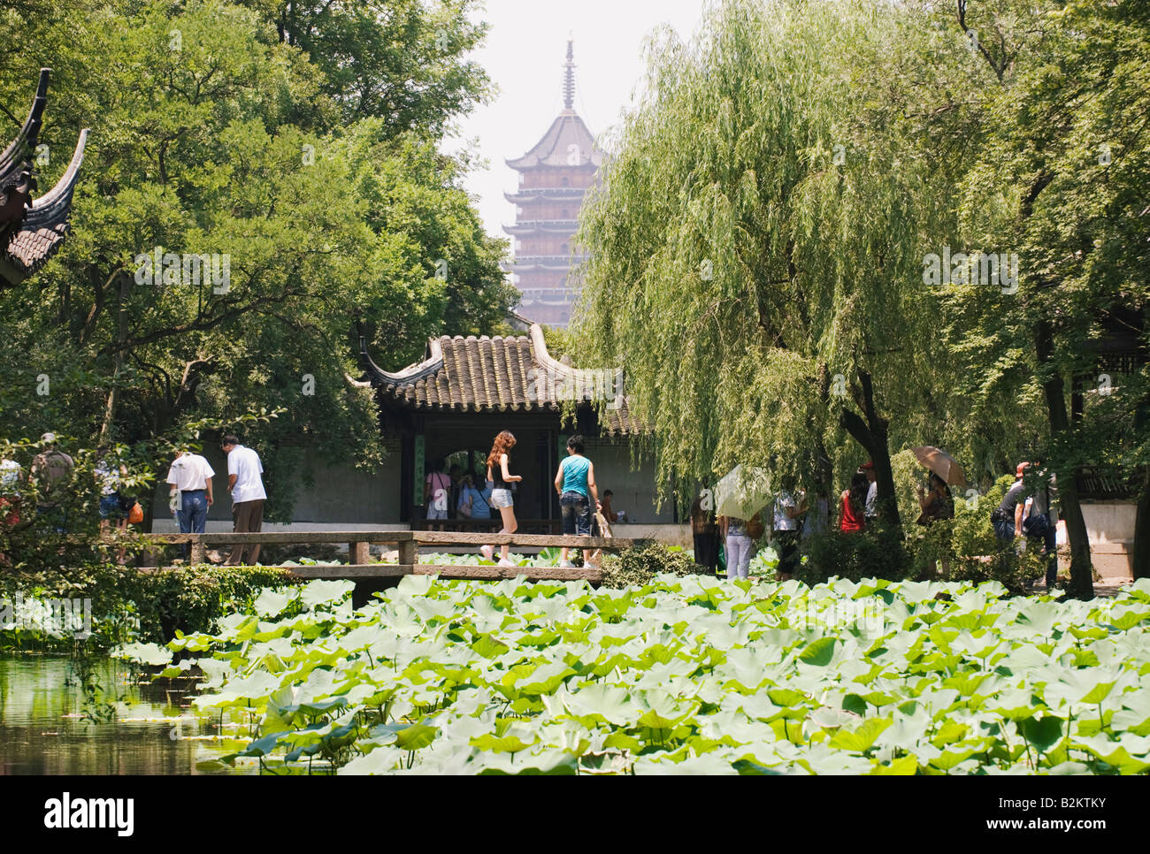 Garden pagoda suzhou china hi-res stock photography and images - Alamy