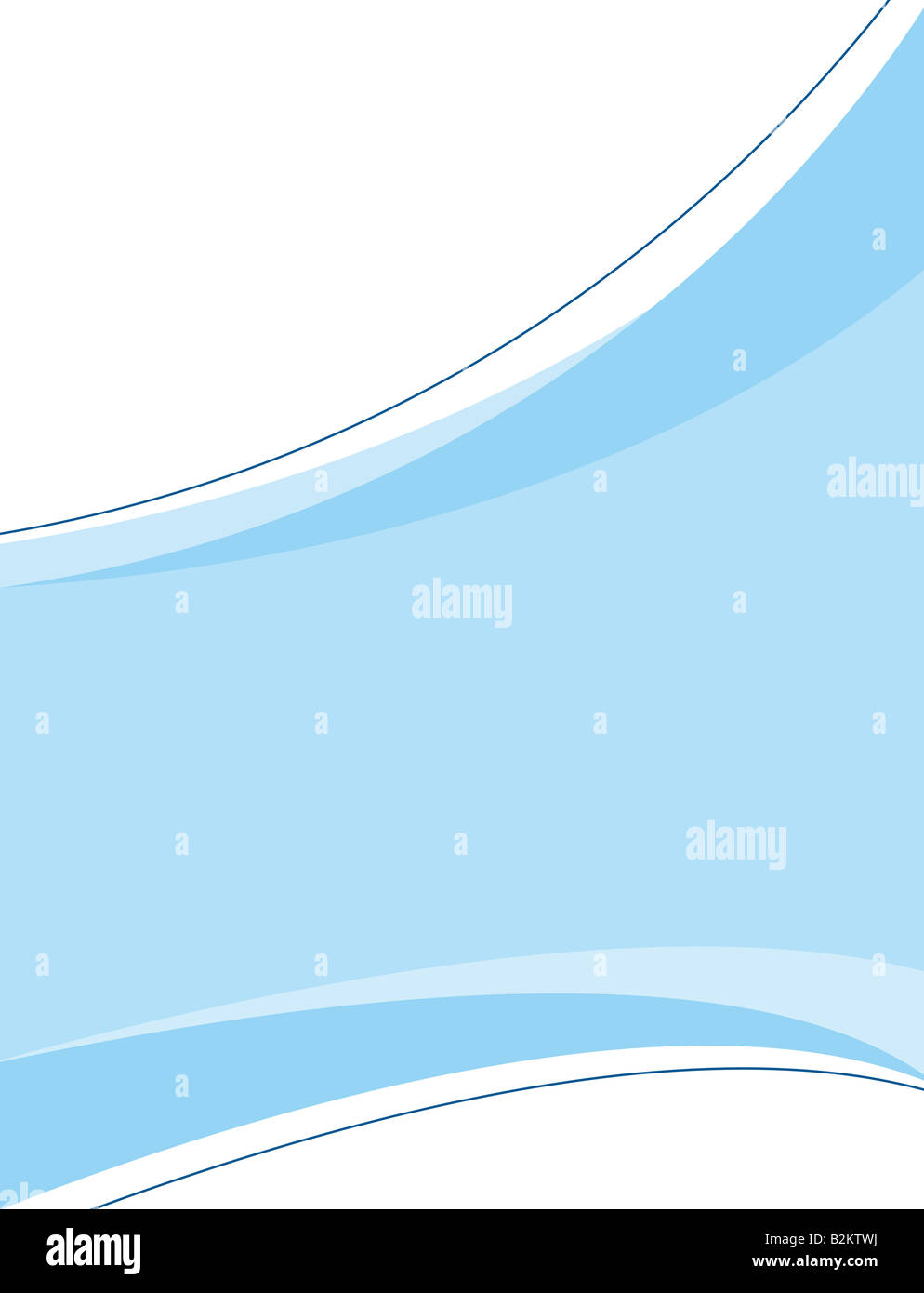A clean, blue, corporate design template you can use in any type of ...