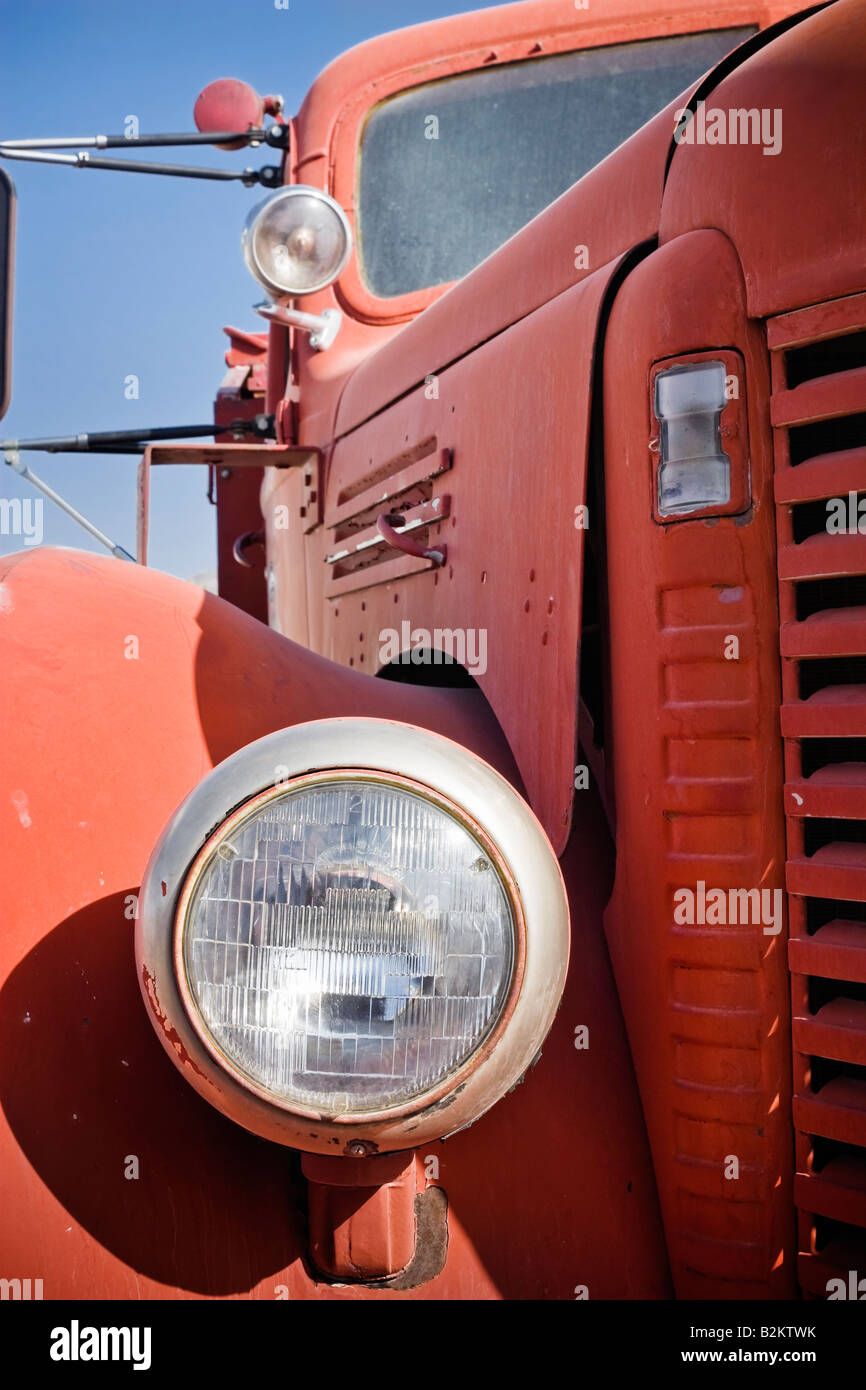 Close up shot of a vintage car Stock Photo - Alamy