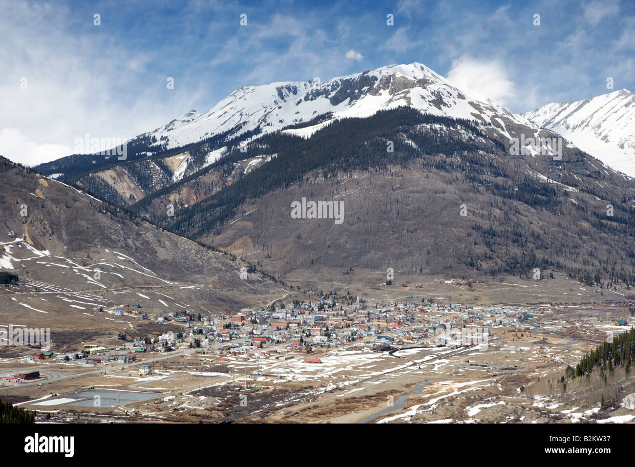 Silverton in Colorado USA Stock Photo - Alamy