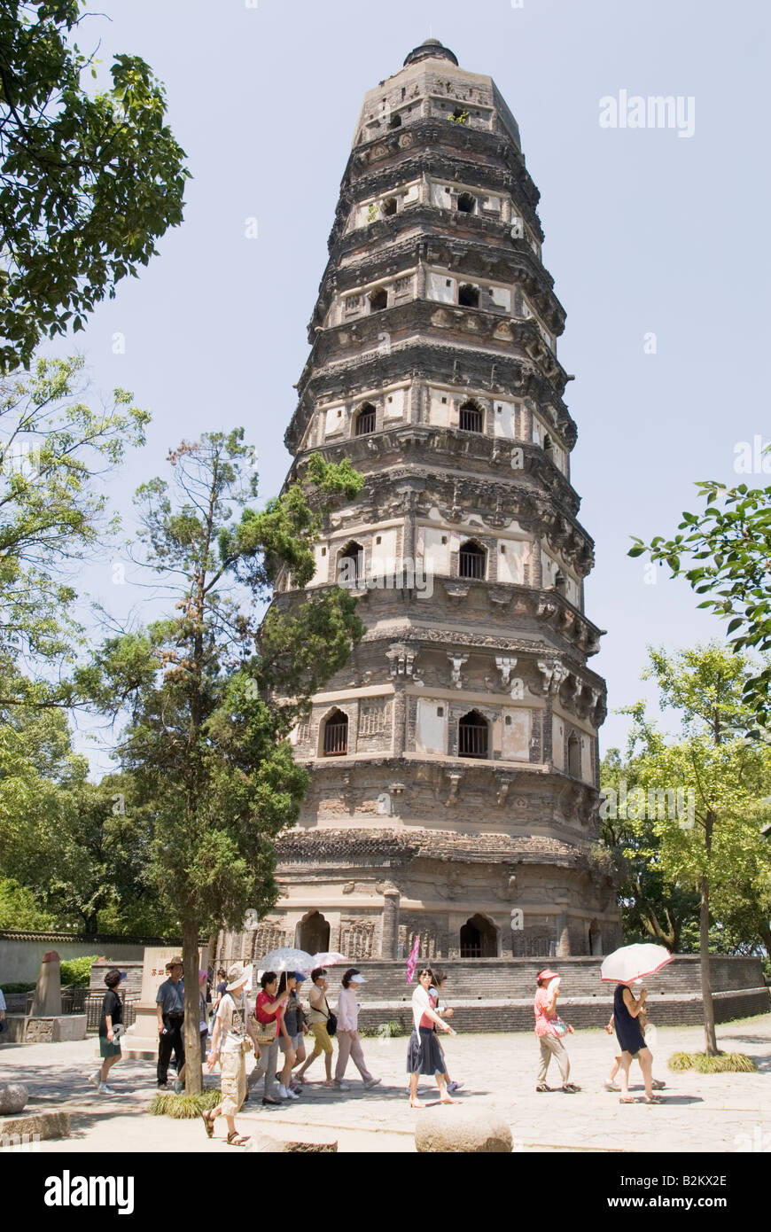 China, Suzhou, Yunyan Pagoda, Tiger Hill Stock Photo - Alamy