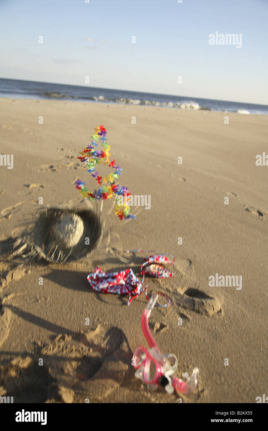 beach clothes by ocean Stock Photo - Alamy