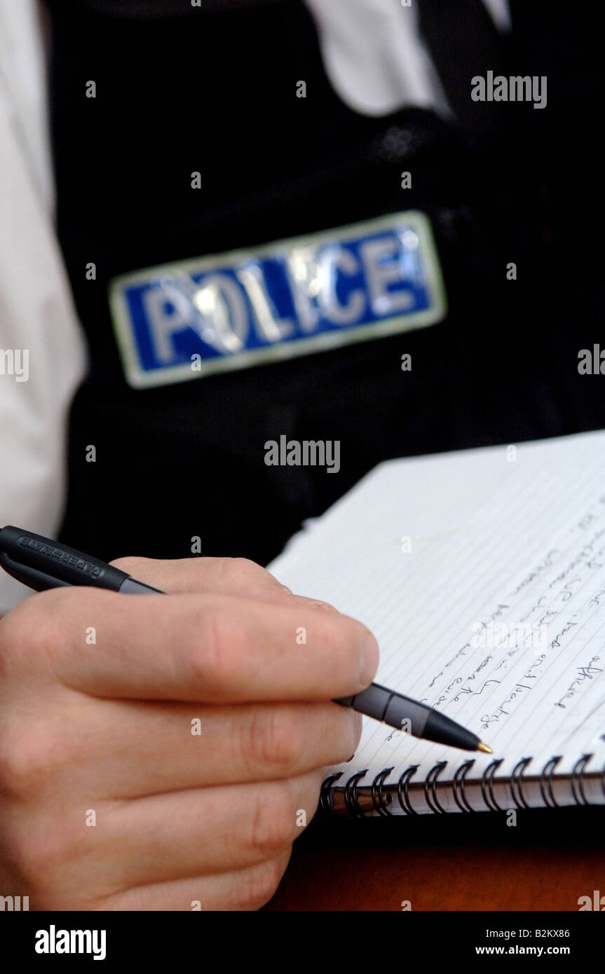 Police paperwork hi-res stock photography and images - Alamy