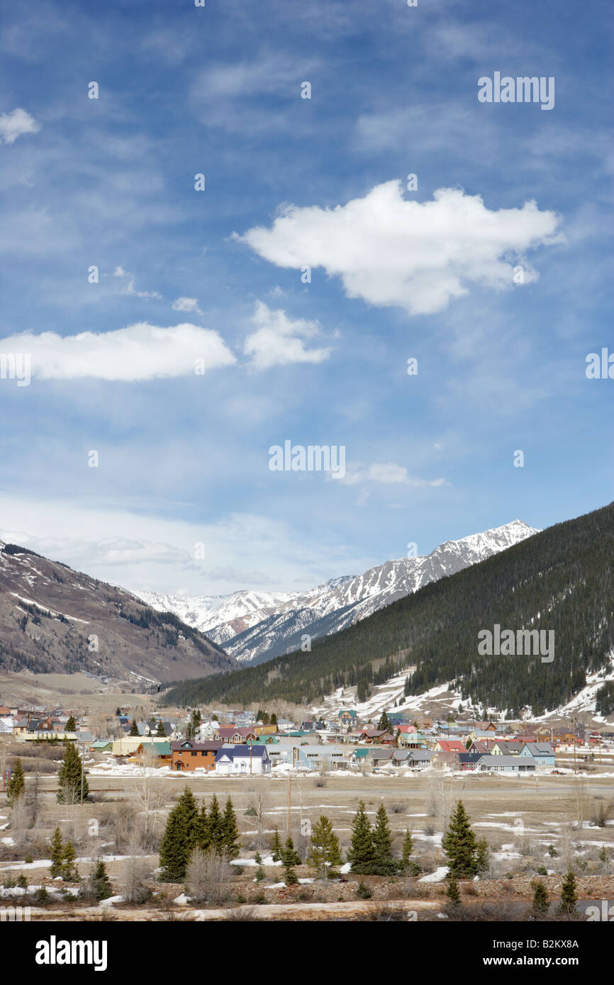 Silverton in Colorado USA Stock Photo - Alamy