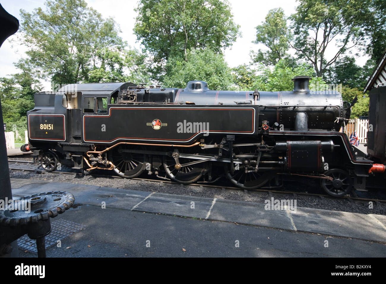 Vintage british steam train hi-res stock photography and images - Alamy