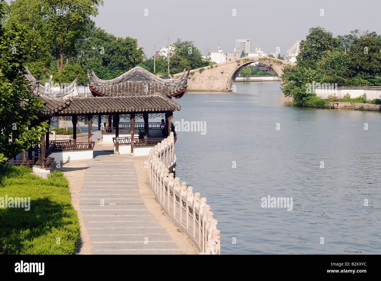 China, Suzhou, The Grand Canal and Wumen Bridge Stock Photo - Alamy