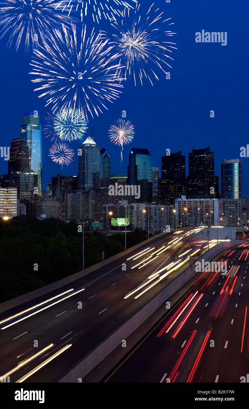 Skyline highway 76 schuylkill expressway hi-res stock photography and ...