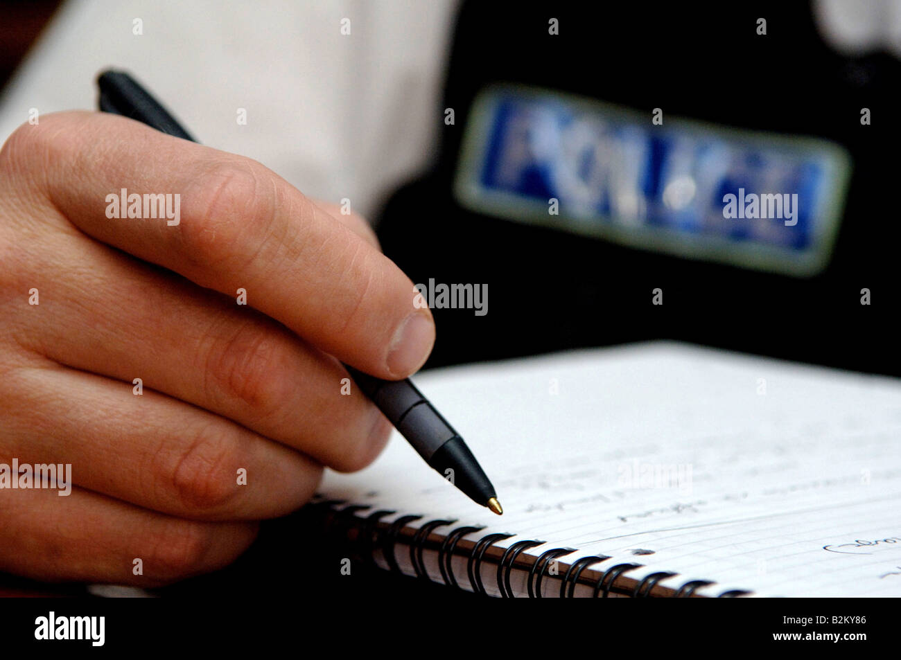 Police paperwork hi-res stock photography and images - Alamy