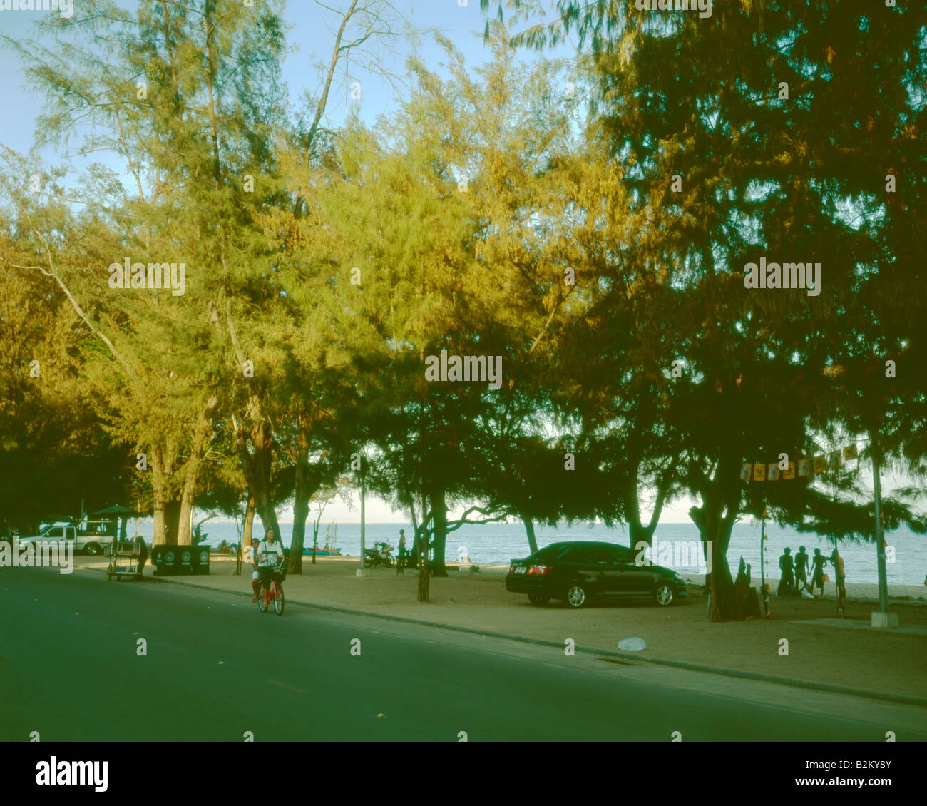 Cha Am Beach Stock Photo - Alamy
