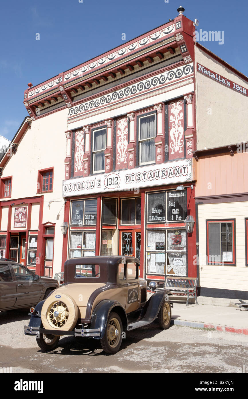 Natalia's 1912 Restaurant in Silverton Colorado USA Stock Photo - Alamy