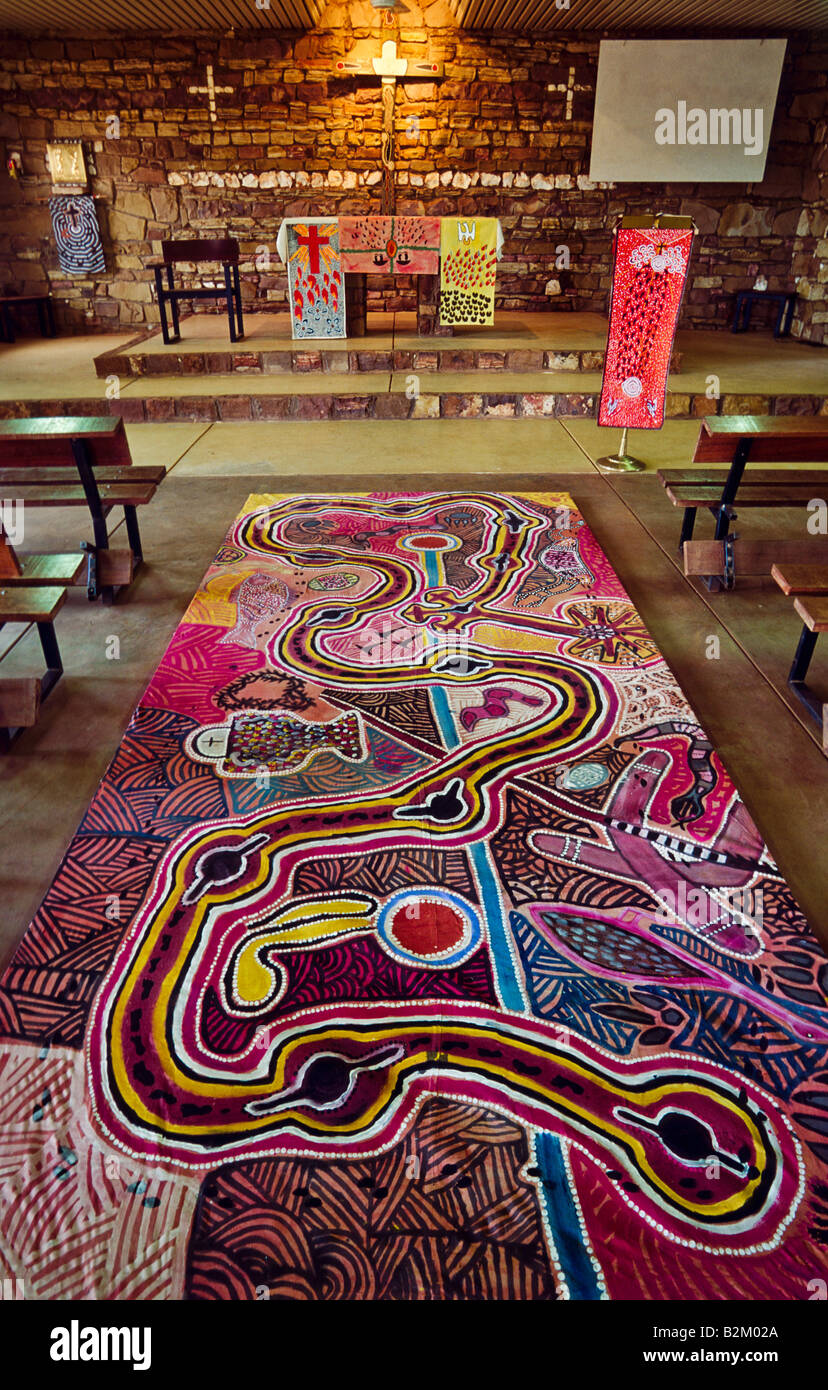 Aboriginal community church, outback Australia Stock Photo - Alamy