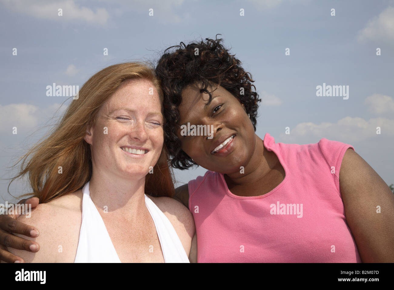two women portrait Stock Photo - Alamy