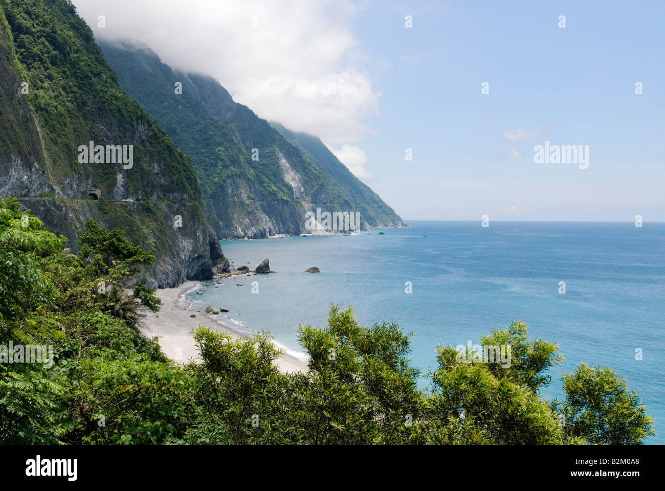 Taiwan, View From The Suhua Highway, No 9 Provincial Highway, Taroko ...