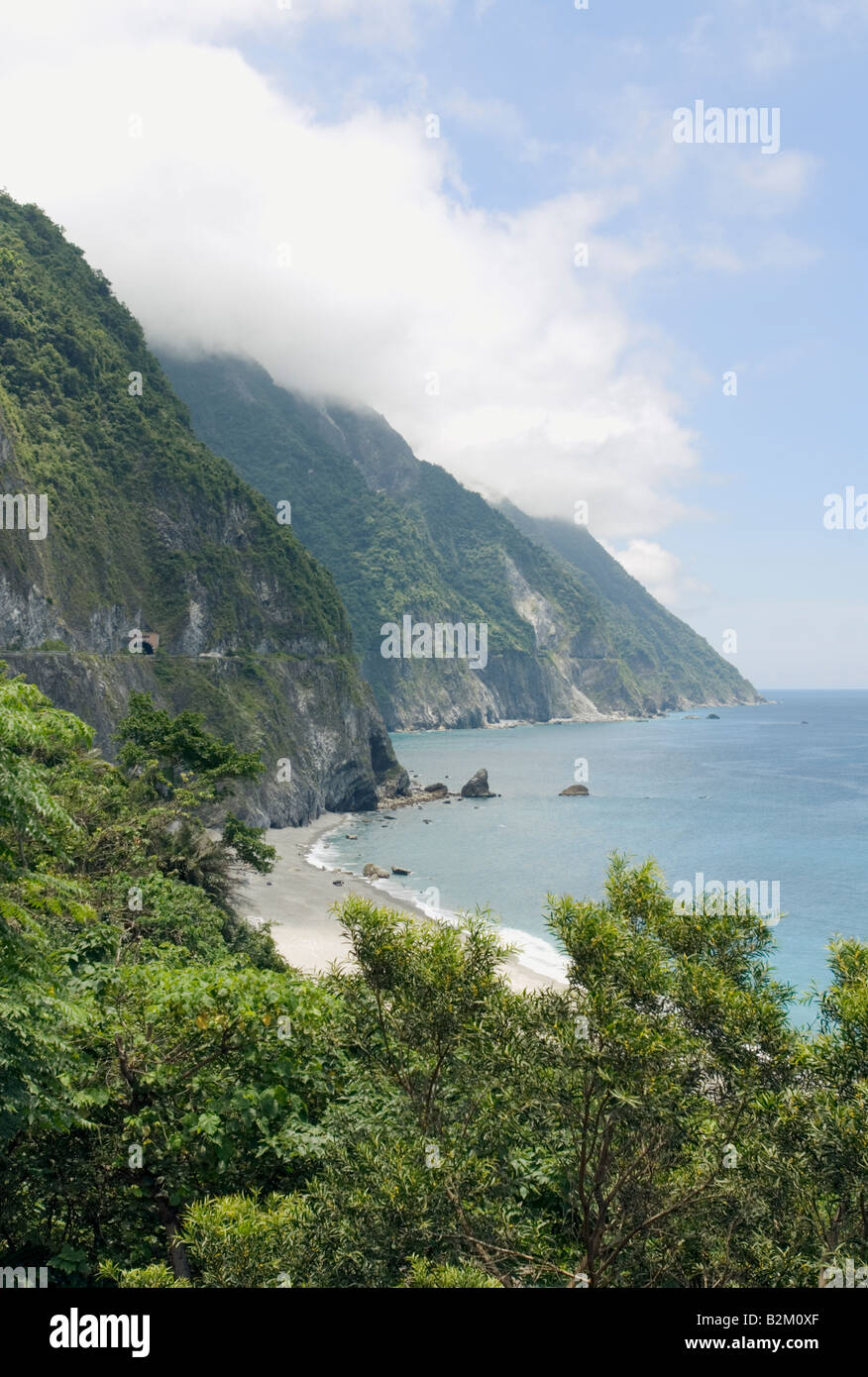 Taiwan, View From The Suhua Highway, No 9 Provincial Highway, Taroko ...