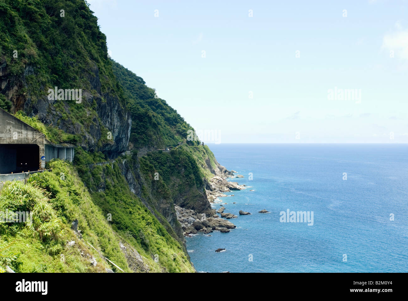 Taiwan, View From The Suhua Highway, No 9 Provincial Highway Stock ...