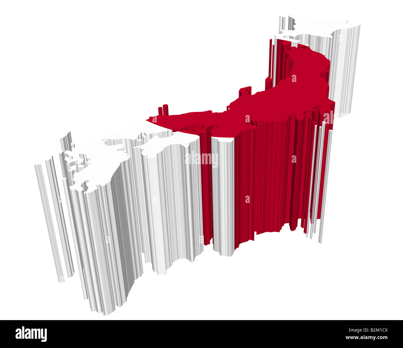 Asia japan honshu Cut Out Stock Images & Pictures - Alamy