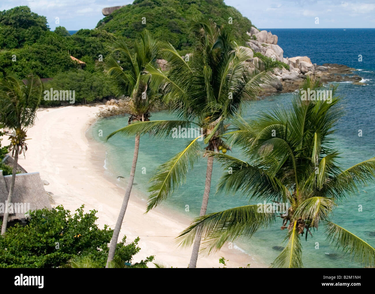 quiet and pristine Hat Sai Daeng Beach on Ko Tao Island in Thailand ...