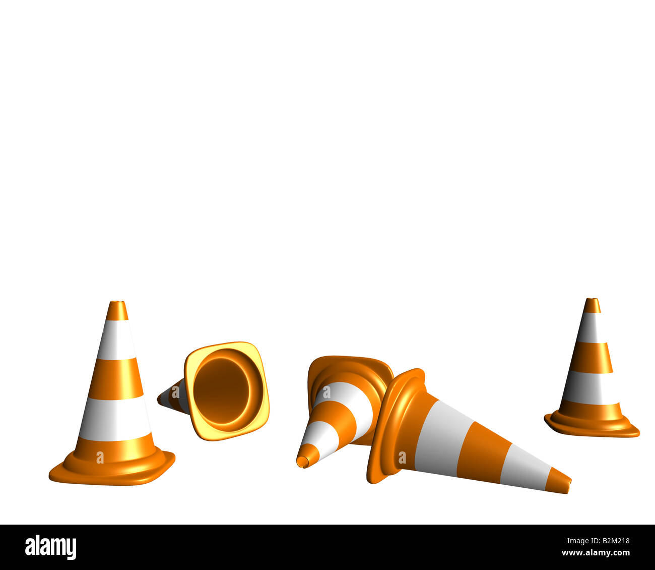 Orange warning sign Cut Out Stock Images & Pictures - Alamy
