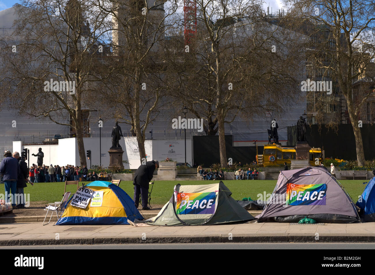 Democracy tent hi-res stock photography and images - Alamy