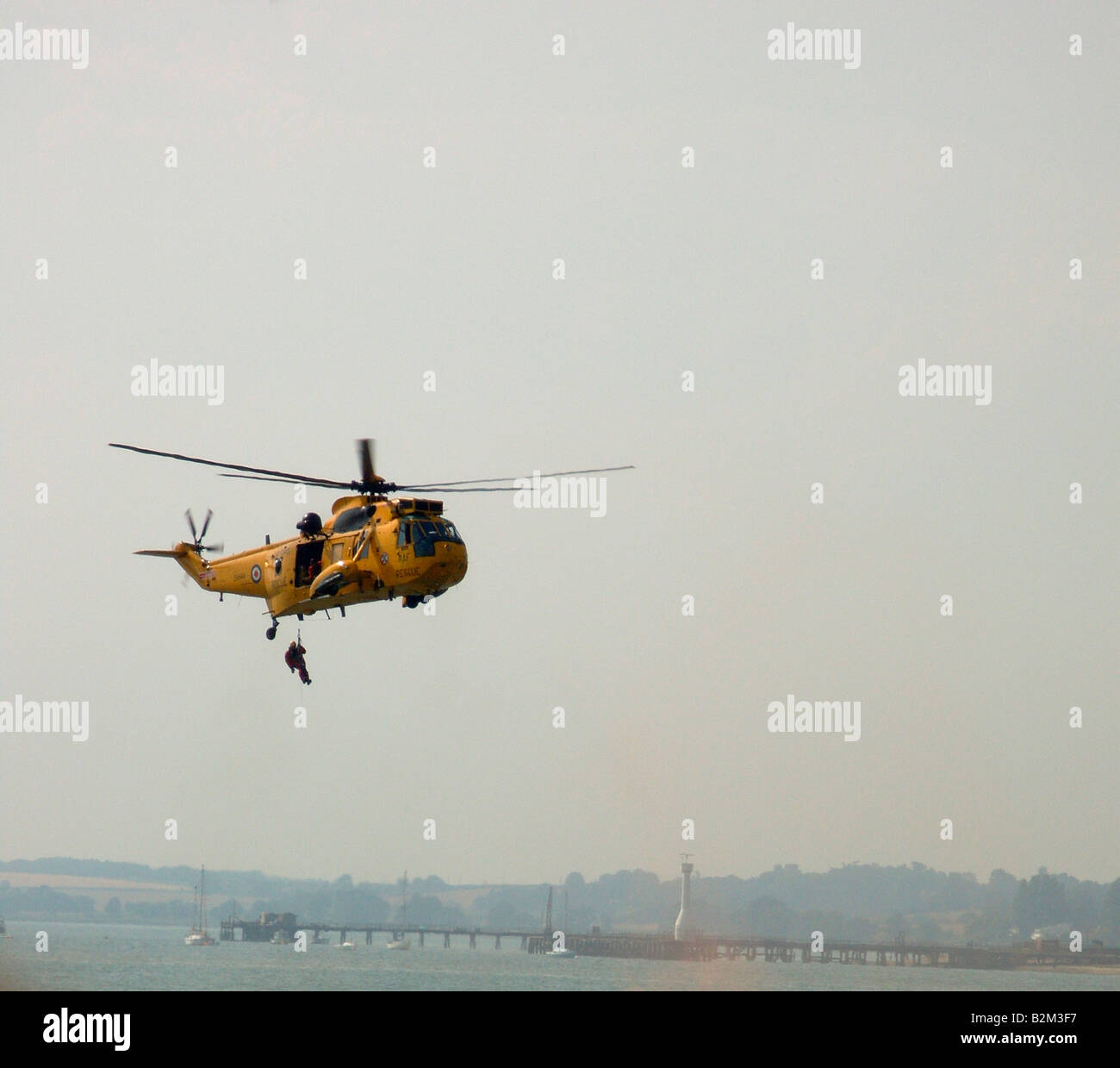 RAF air sea rescue display, Harwich, Essex Stock Photo - Alamy