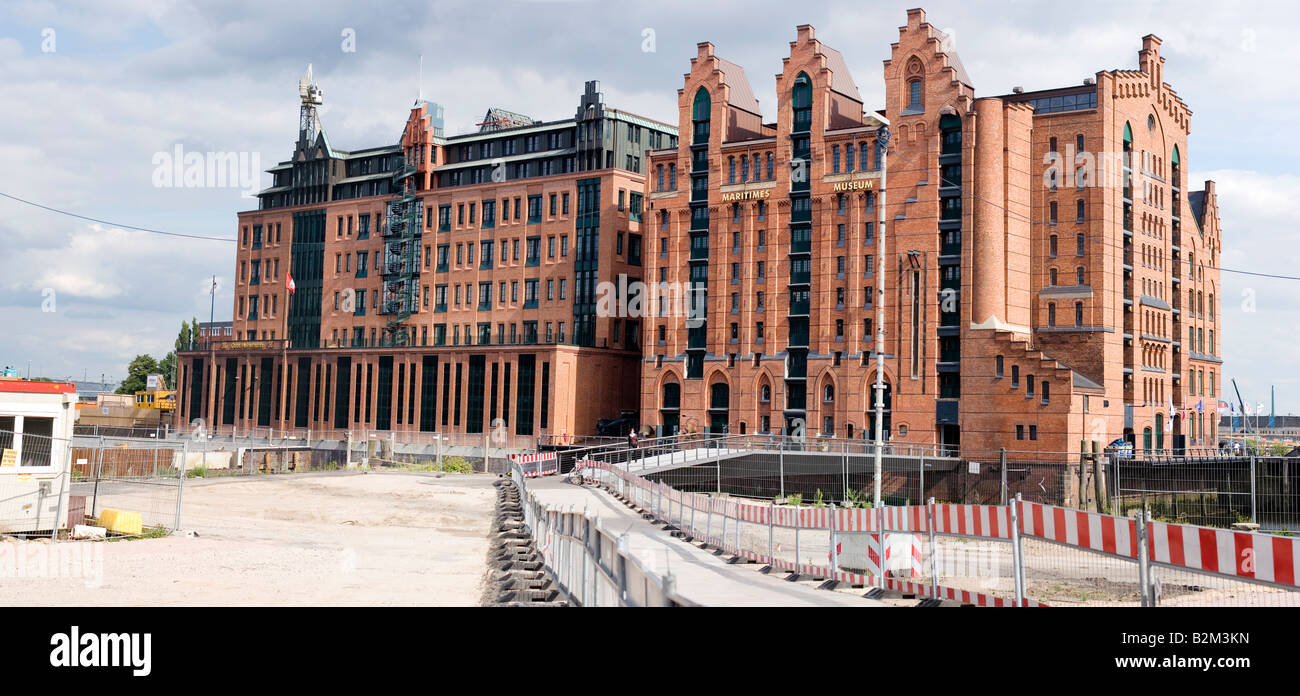 New maritime museum is seen in Hamburg, Germany. -- Maritimes Museum in ...