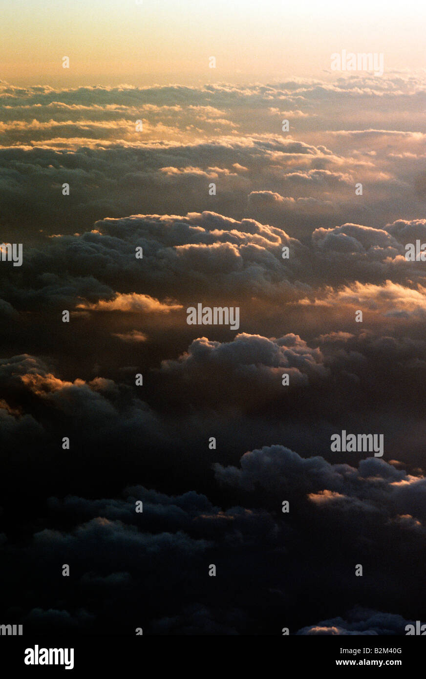 Sky and clouds viewed from a commercial jet airplane Stock Photo - Alamy
