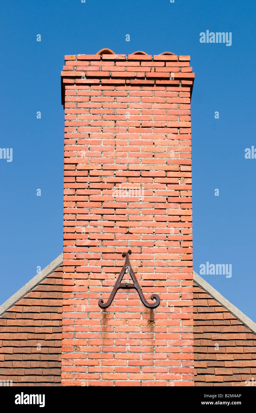 Chimney brick decorative stack hi-res stock photography and images - Alamy