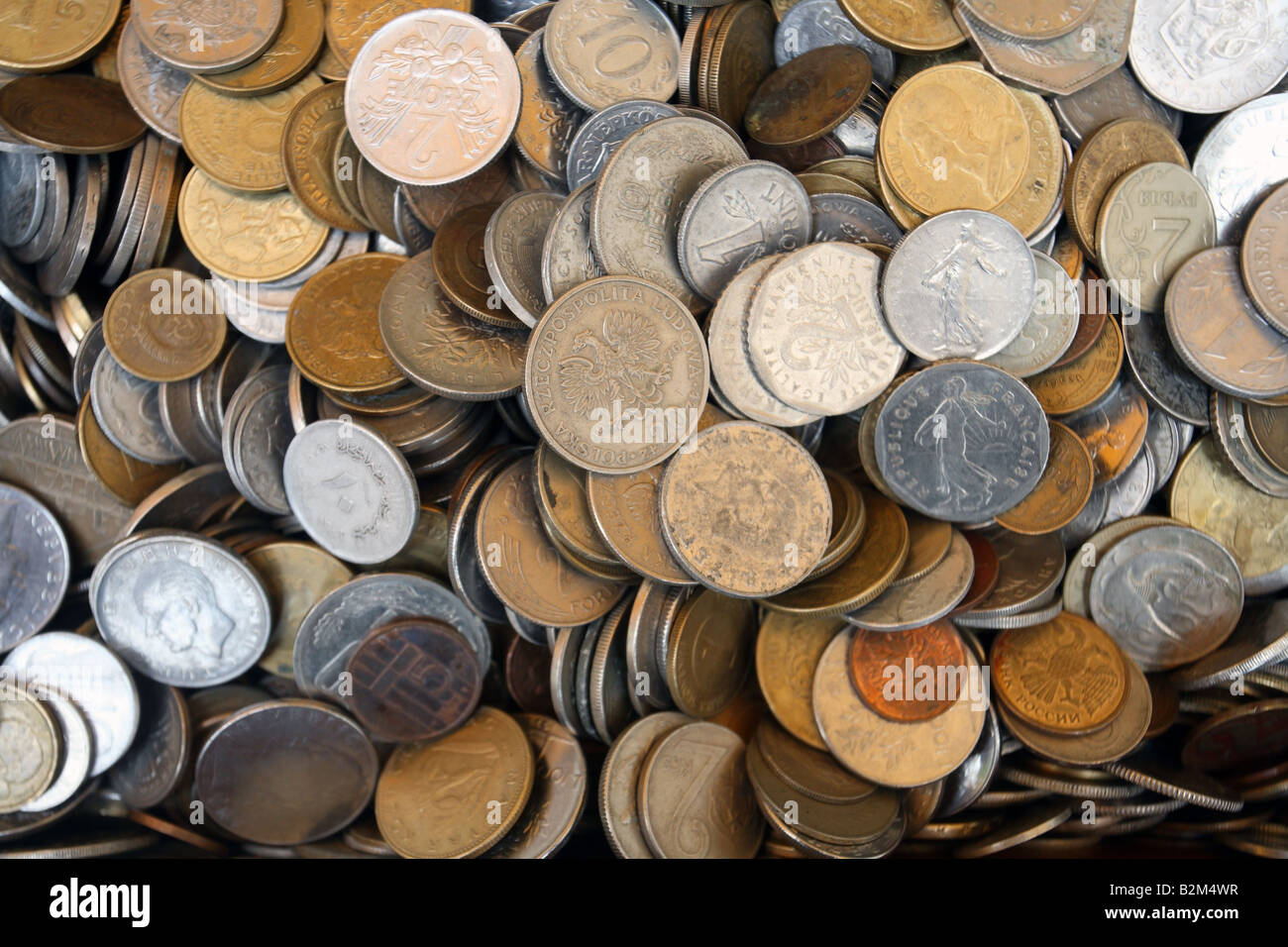 Old pennies hi-res stock photography and images - Alamy