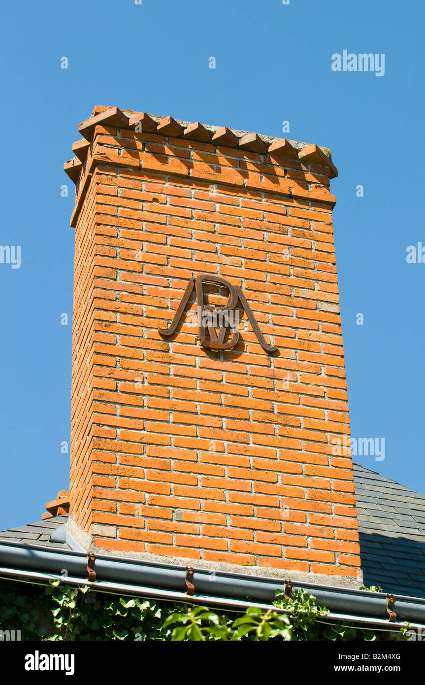 Chimney brick decorative stack hi-res stock photography and images - Alamy