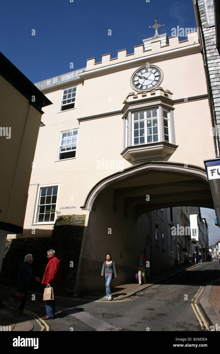 Totnes town centre south devon england uk hi-res stock photography and ...