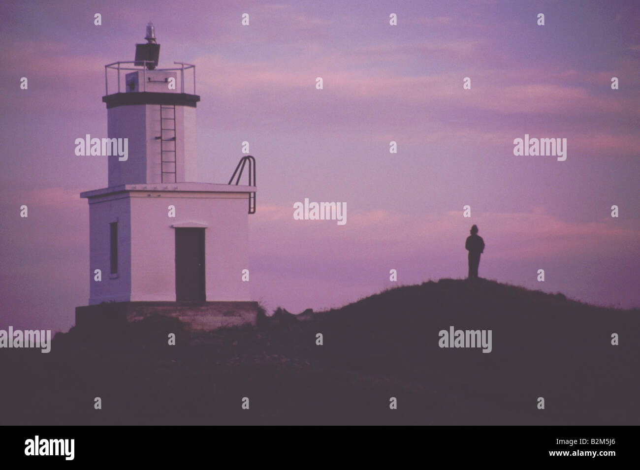 Cattle Point Lighthouse San Juan Island Friday Harbor Puget Sound ...