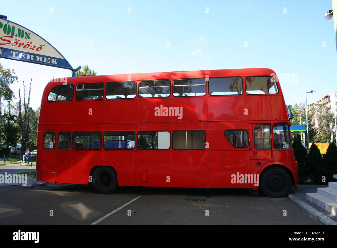 Two level bus. Cab Stock Photo - Alamy