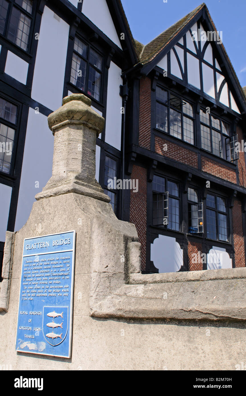 Clattern bridge in kingston upon thames hi-res stock photography and ...