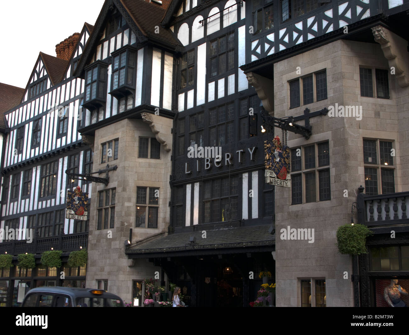 LIBERTY DEPARTMENT STORE REGENT STREET LONDON ENGLAND UK Stock Photo ...