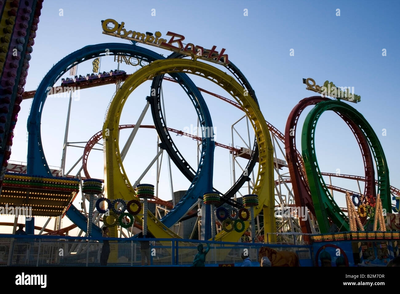 Hamburger Dom the biggest fun fair in Northern Germany Stock Photo - Alamy