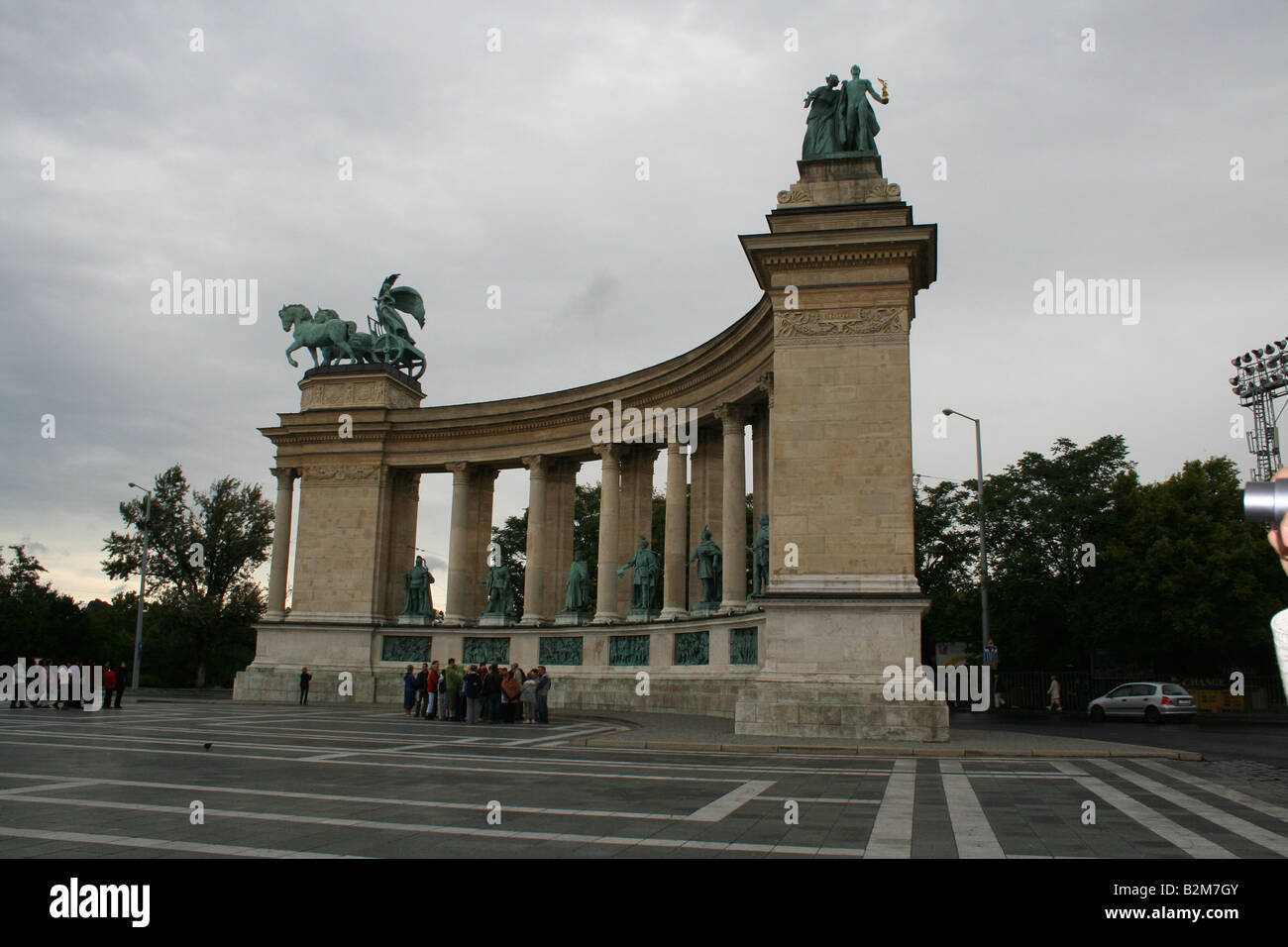 Heroes square Monument Hungary Budapest Stock Photo - Alamy