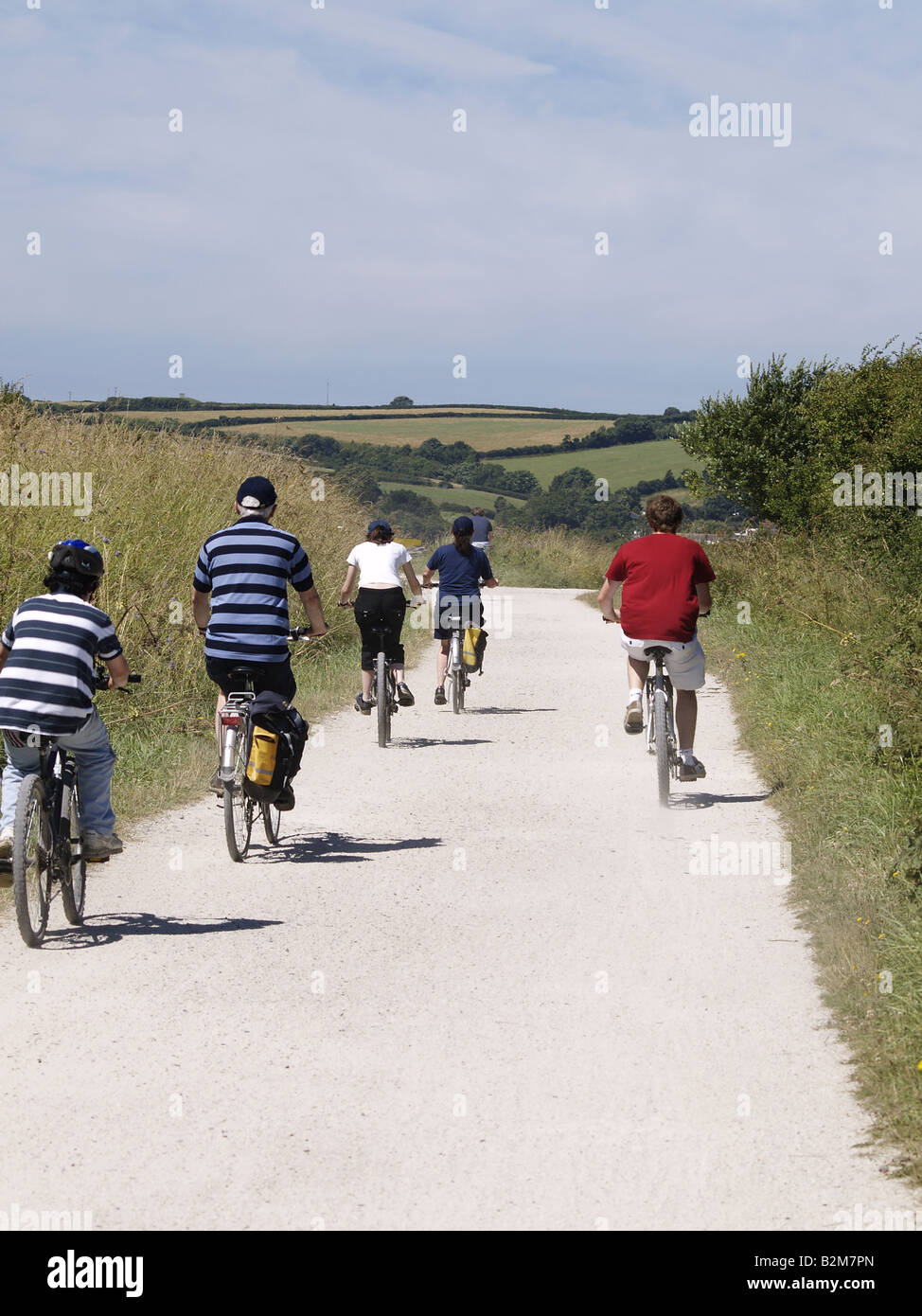 Coast path cornwall bicycle hi-res stock photography and images - Alamy