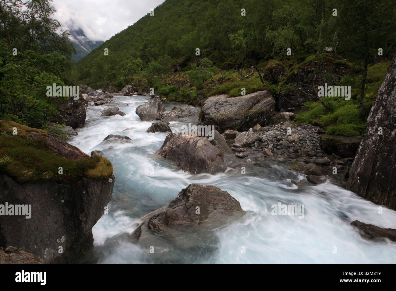 Norway Trollstigen Road Istra River Stock Photo - Alamy