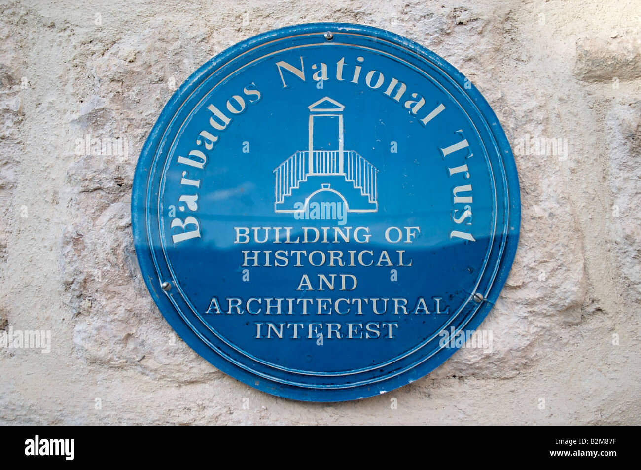 Barbados national trust sign hi-res stock photography and images - Alamy