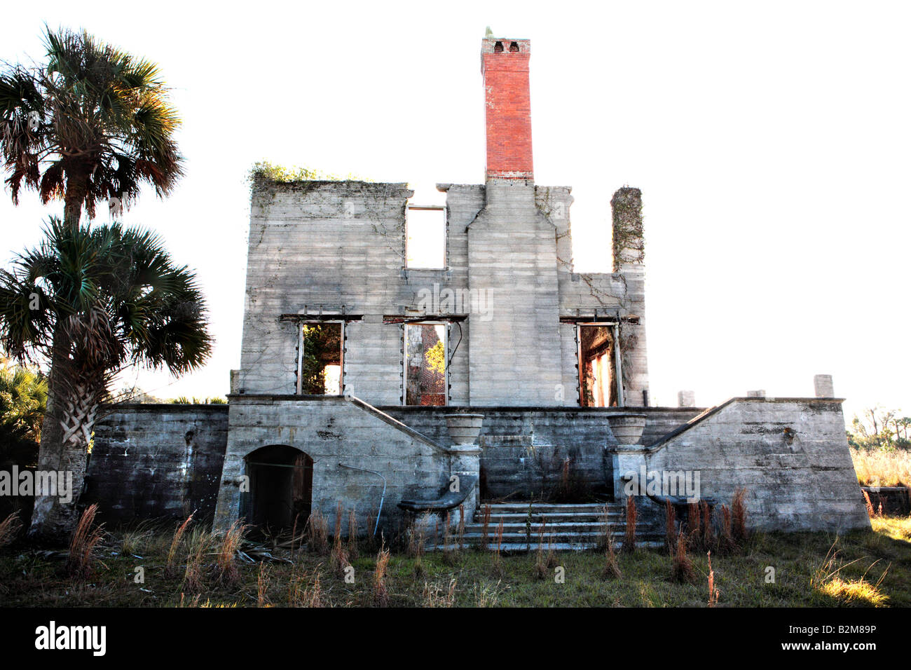 RUINS OF DUNGENESS MANSION ON CUMBERLAND ISLAND GEORGIA UNITED STATES ...