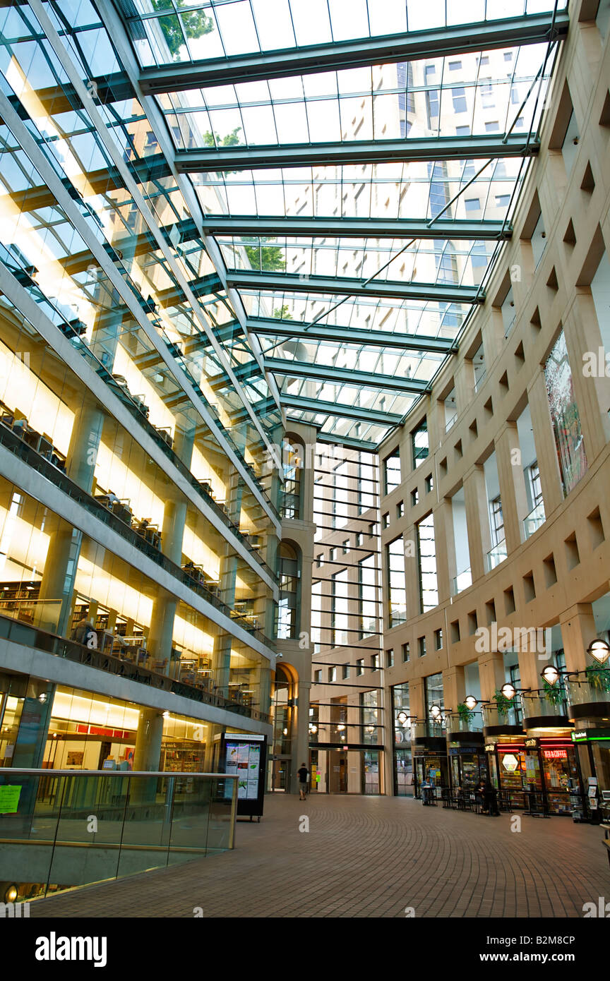 "Vancouver Public Library" interior Stock Photo - Alamy