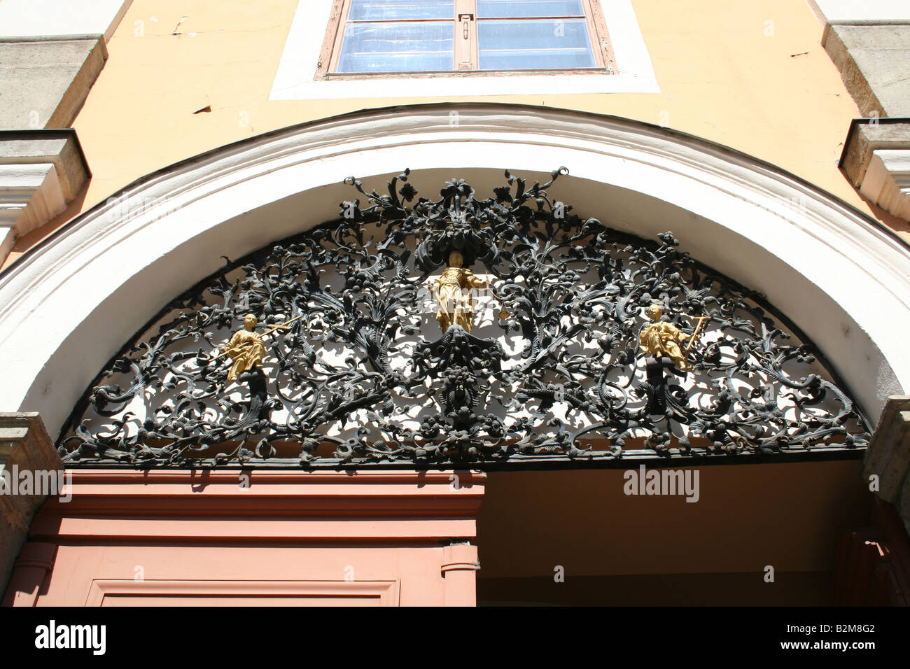 iron gates smithery Stock Photo - Alamy