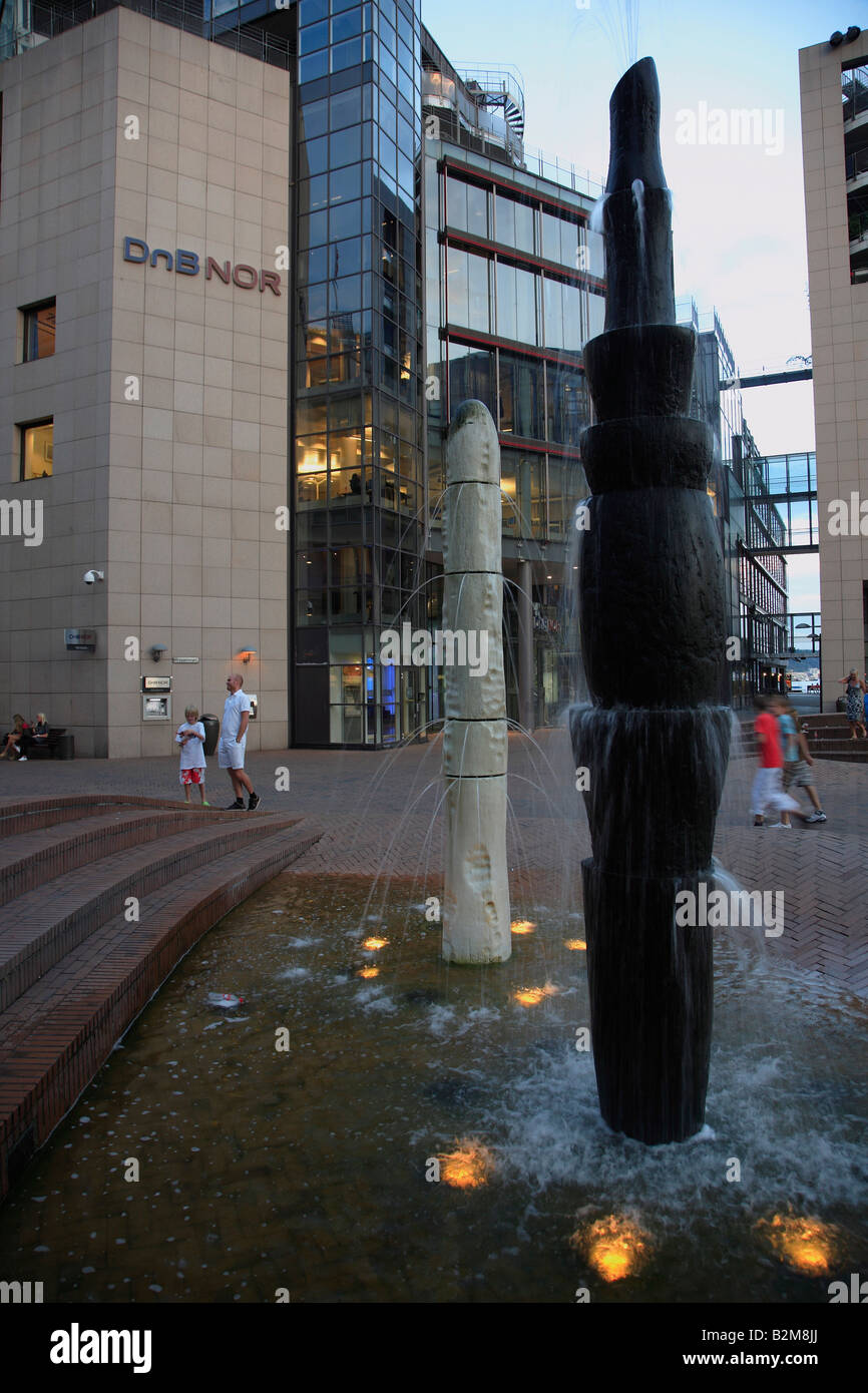 Norway Oslo Aker Brygge area modern architecture Stock Photo - Alamy
