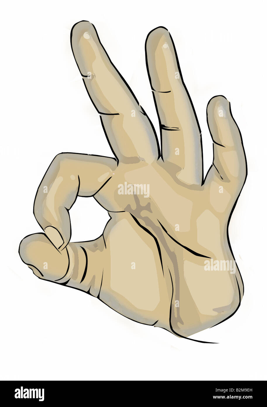 Hand illustration cool hi-res stock photography and images - Alamy